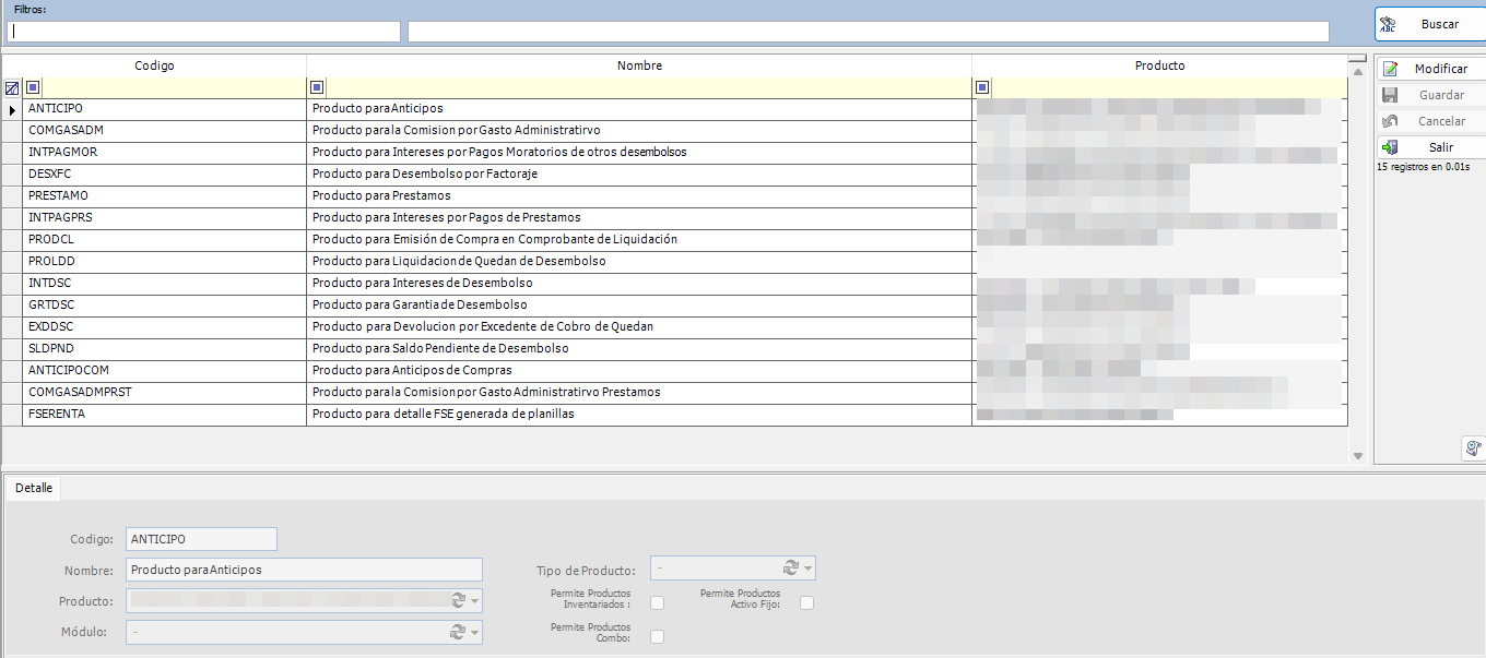 Productos Especiales - Brilo ERP Docs